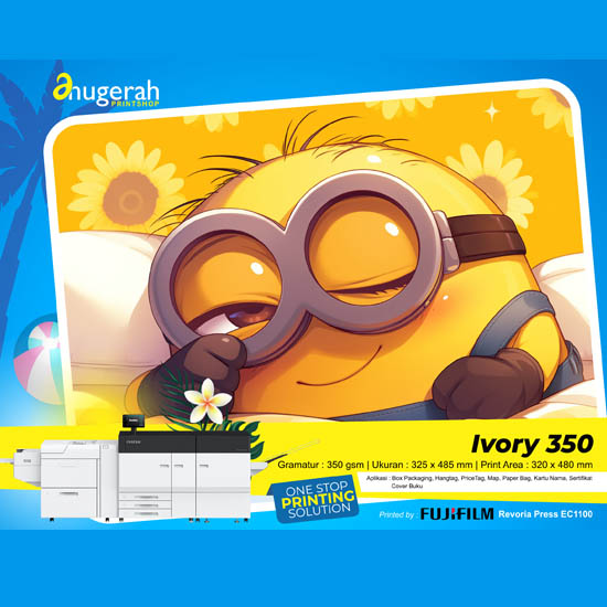 Print Bahan Ivory 350 gr A3+ | Anugerah Print.com